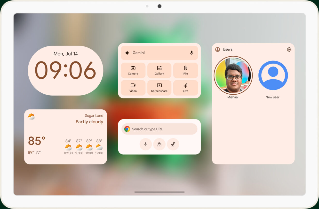 Android's lock screen widgets are getting a slick new background blur ...
