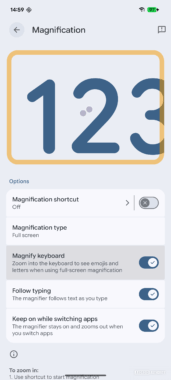 Android's screen magnifier can't zoom the keyboard, but a fix is ...