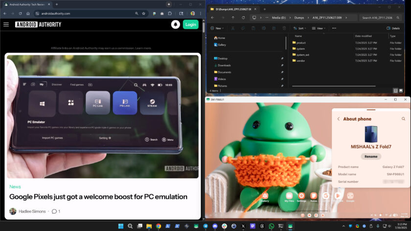 One UI 8 lets you use Samsung DeX on your PC again, but there's a catch ...
