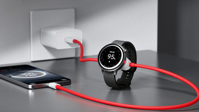 OnePlus added a proprietary watch charger to its phone charging cable ...