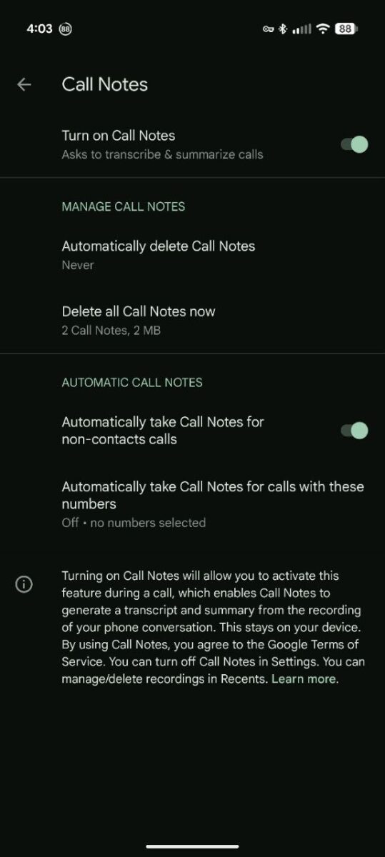 Google just released a convenient way to clean up Call Notes on your ...