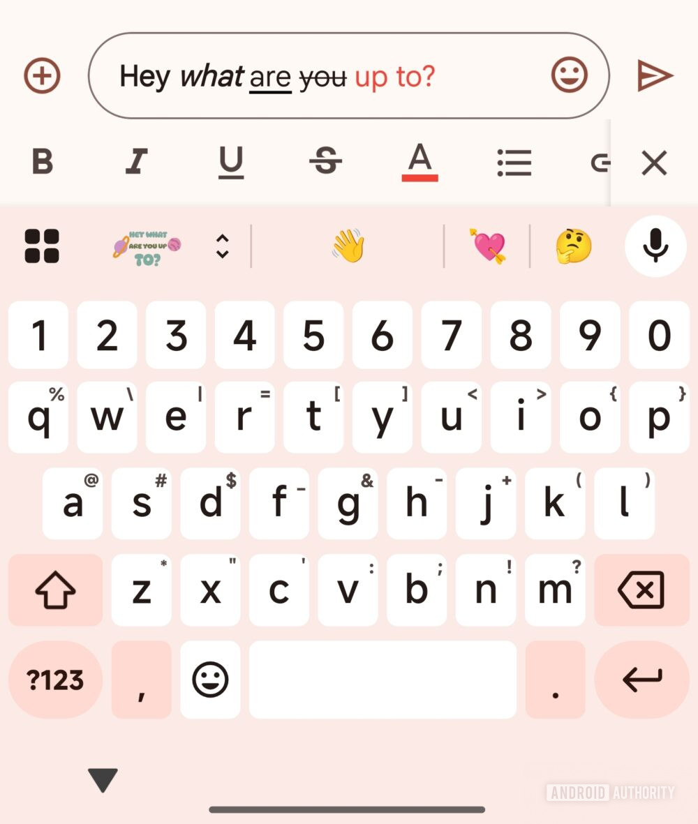 Google Messages is hiding a useful text formatting feature from users - Android Authority