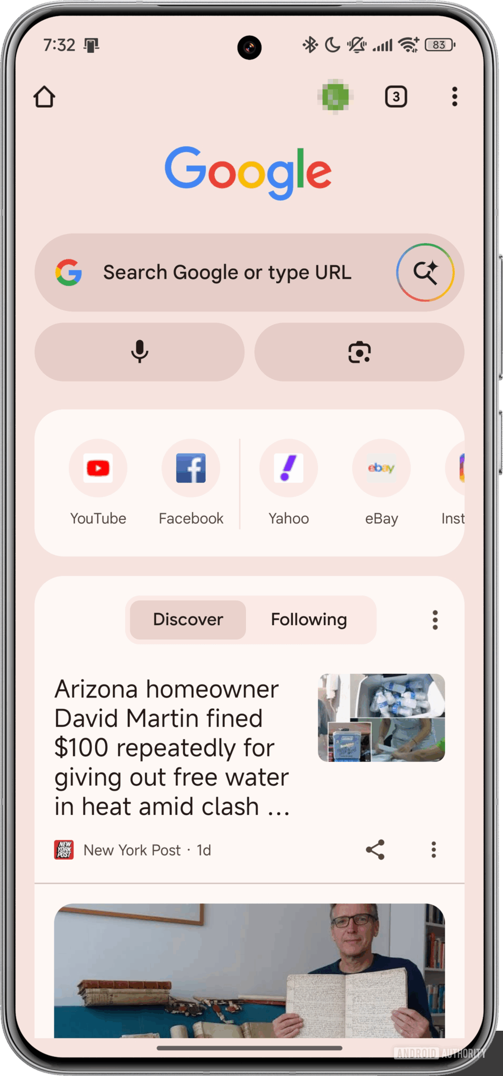 Google is changing Chrome's new tab page to bring AI Mode front-and ...