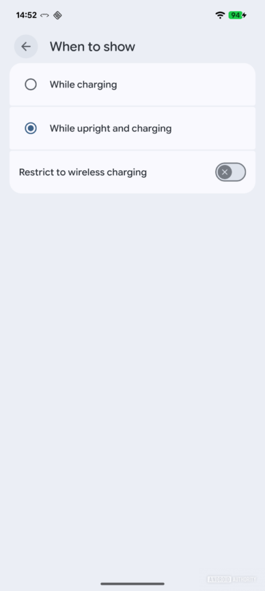 Android's first Canary build adds screen saver features made for phones with Qi2 - Android Authority
