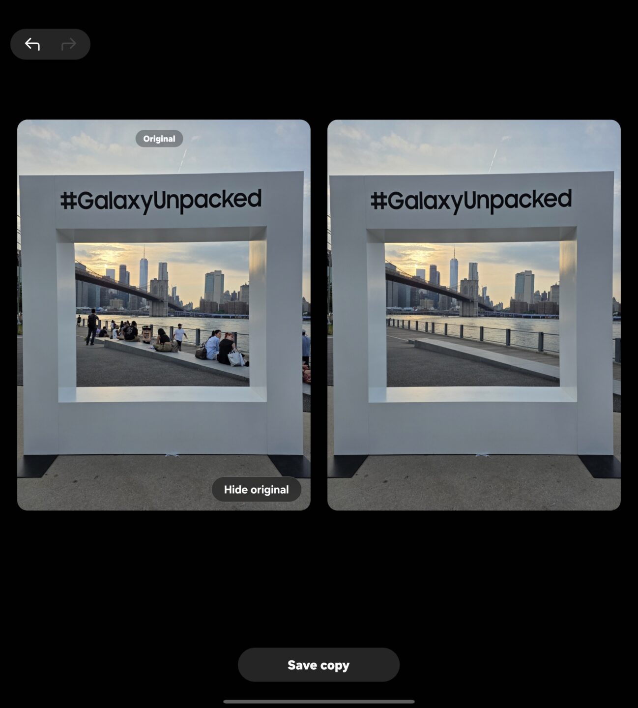 The Galaxy Z Fold 7 has a photo editing feature other Galaxy phones won ...