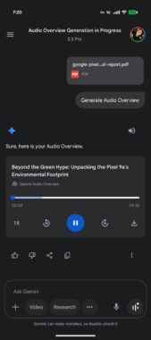 Gemini is finally getting a built-in Audio Overview player - Android ...