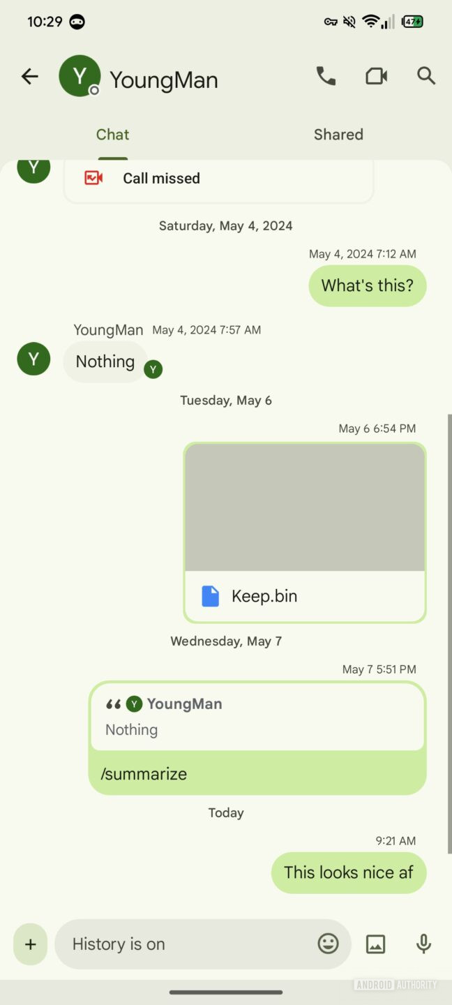 Following Gmail, Google Chat tries on some Expressive changes - Android Authority