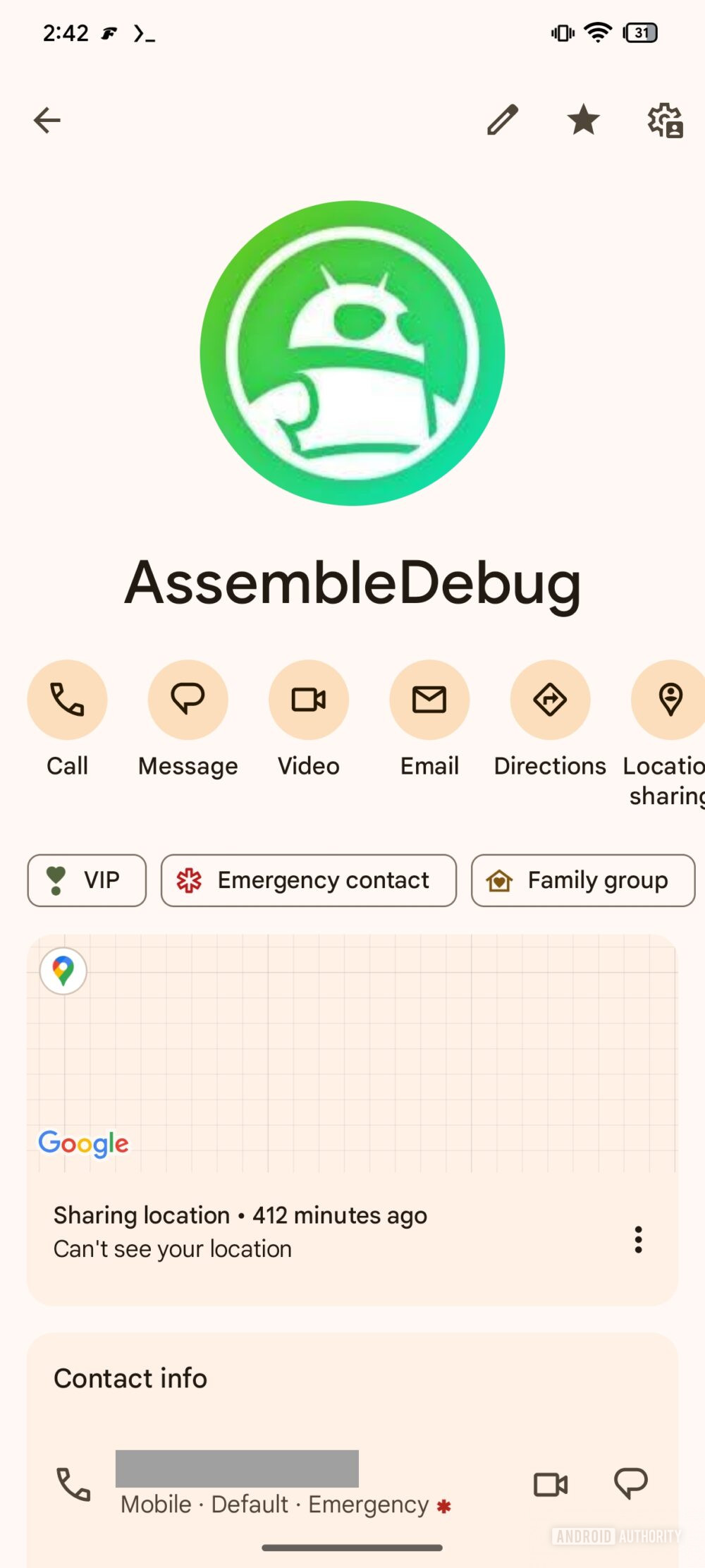 Google Contacts' new Material 3 Expressive look is rolling out