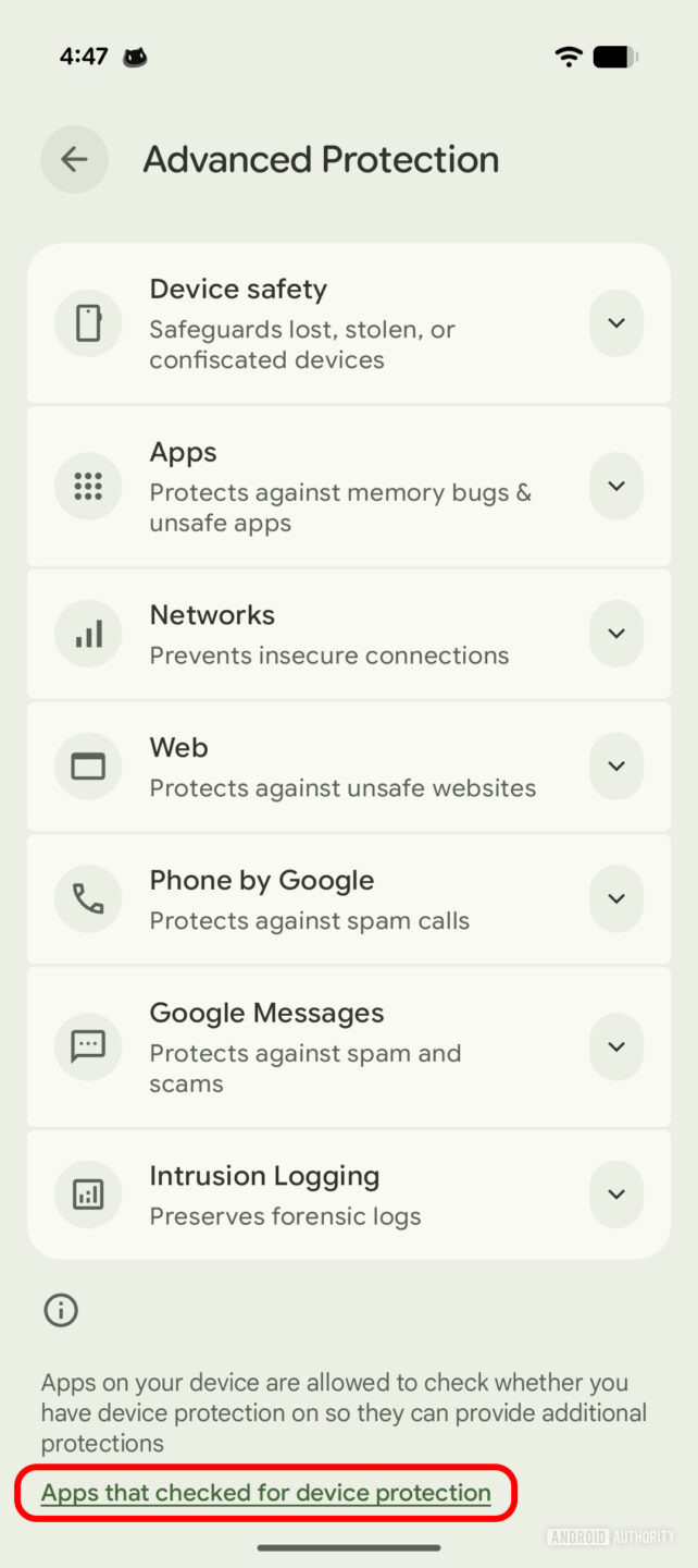 Android 16 will soon let you know which apps use Advanced Protection ...