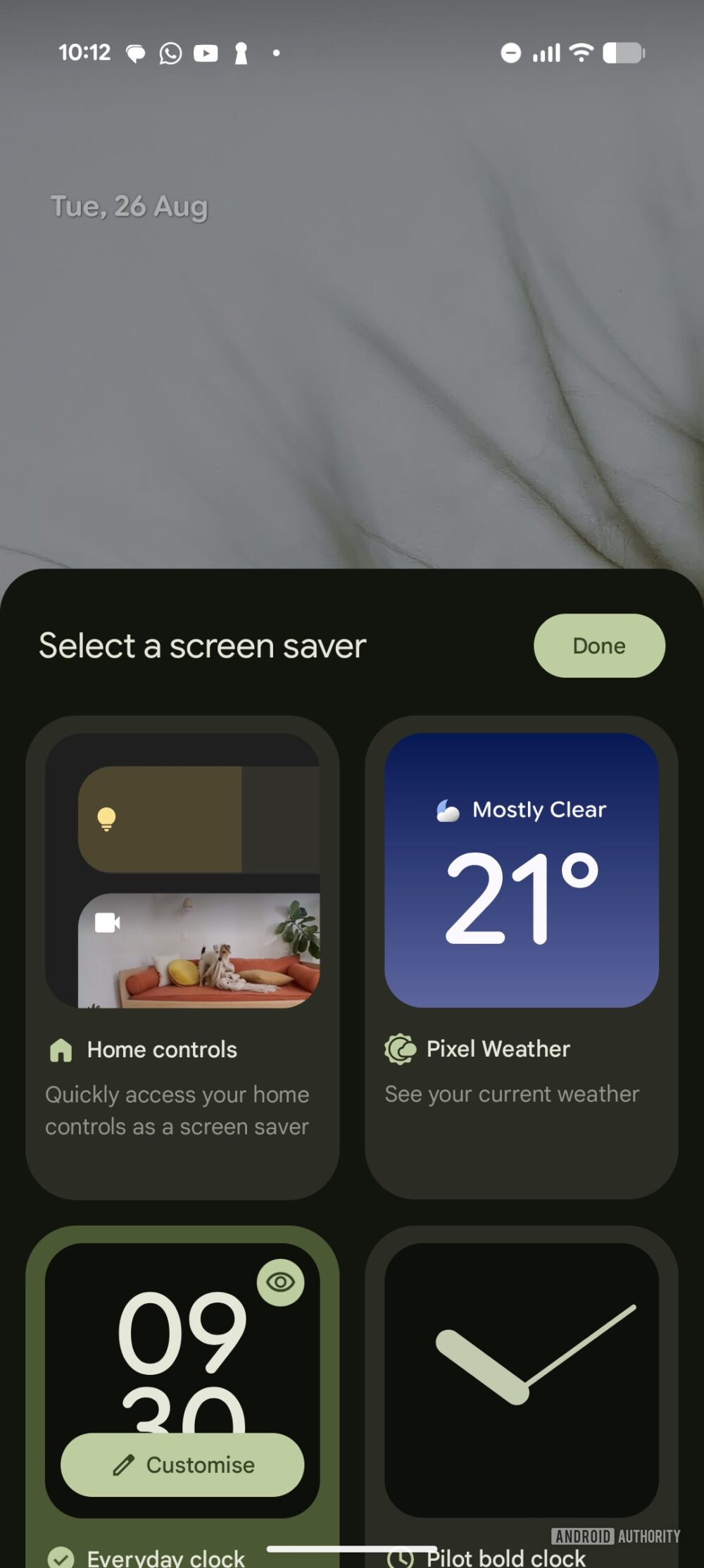 Pixel 10's new screensaver mode works beyond Pixelsnap
