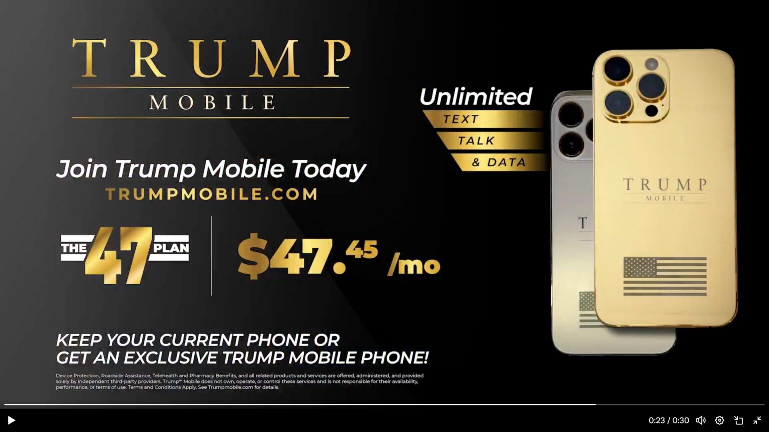 Trump Mobile's new ads ditch Android vibes for an iPhone disguise