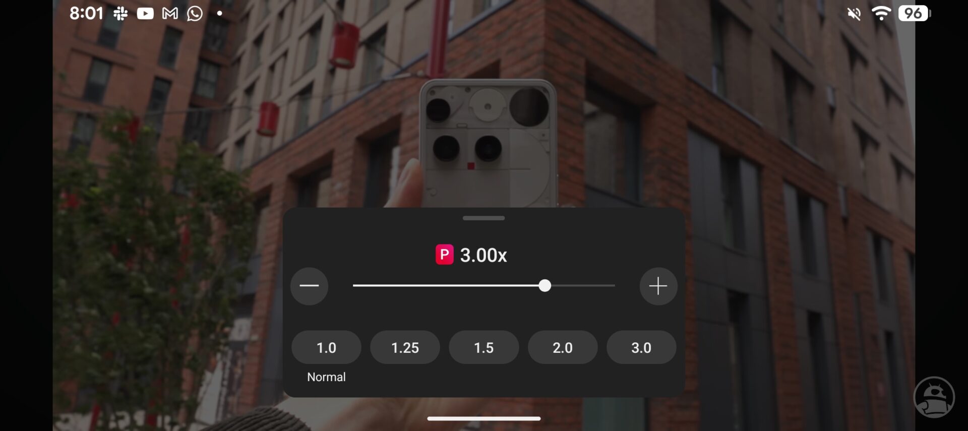 YouTube's playback speed controls are broken on Android