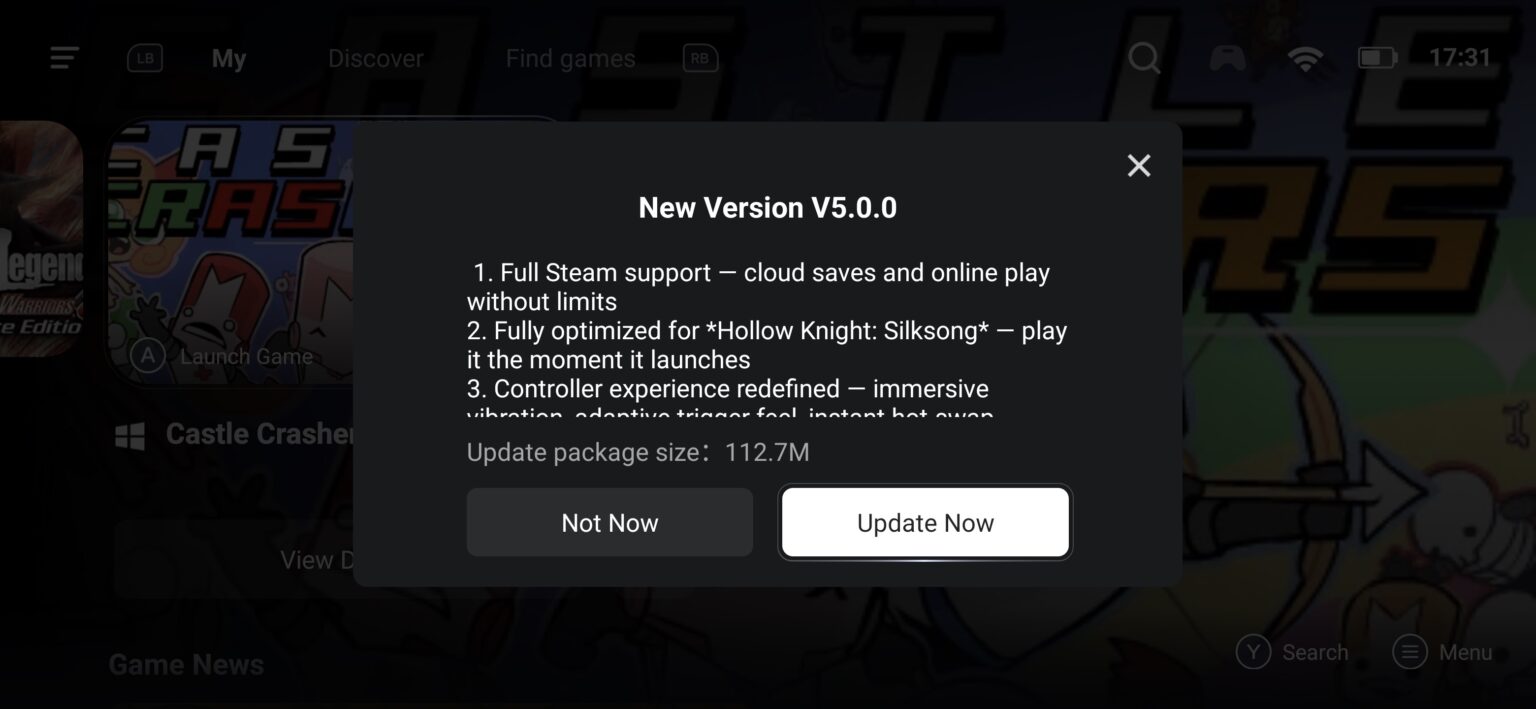 GameHub 5.0 brings Steam sync on Android and performance gains
