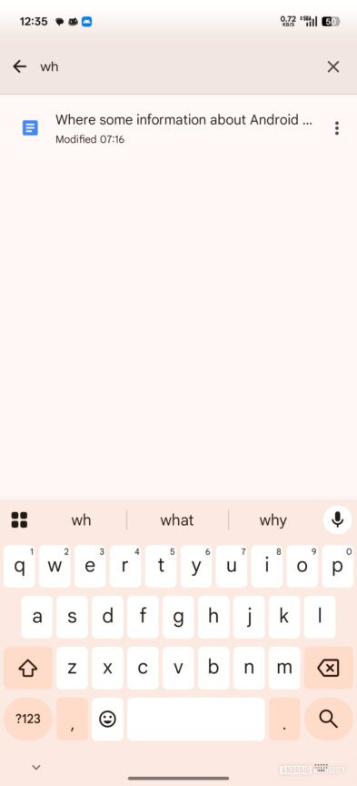 Early look: Google Docs preps search filters, one-handed tweaks, and ...