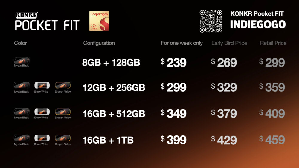 The KONKR Pocket FIT is even more affordable than the Odin 3 - Android Authority