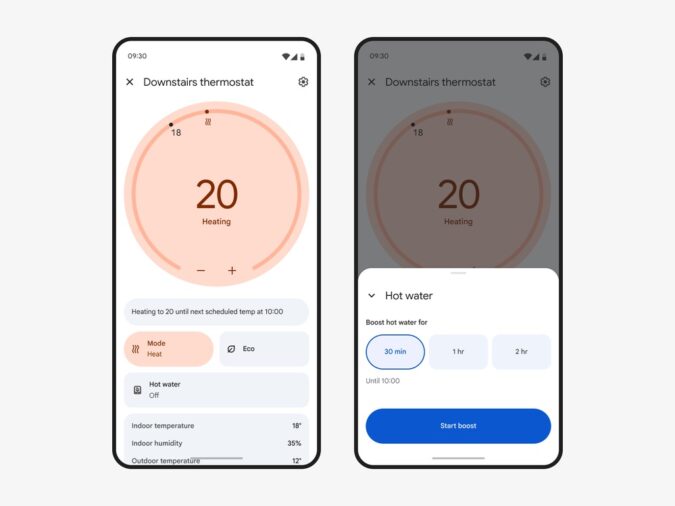 Google Home app gets new thermostat and climate controls