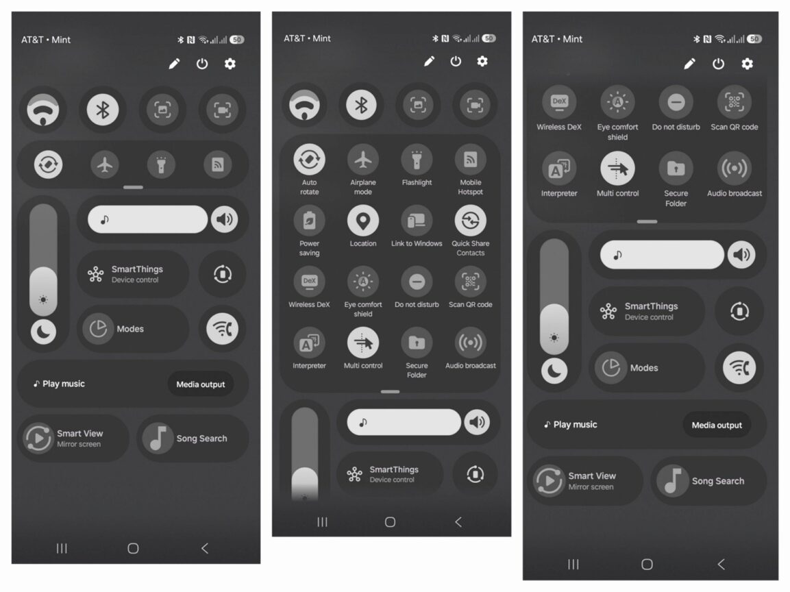Next Samsung update may give you freedom over the control panel ...