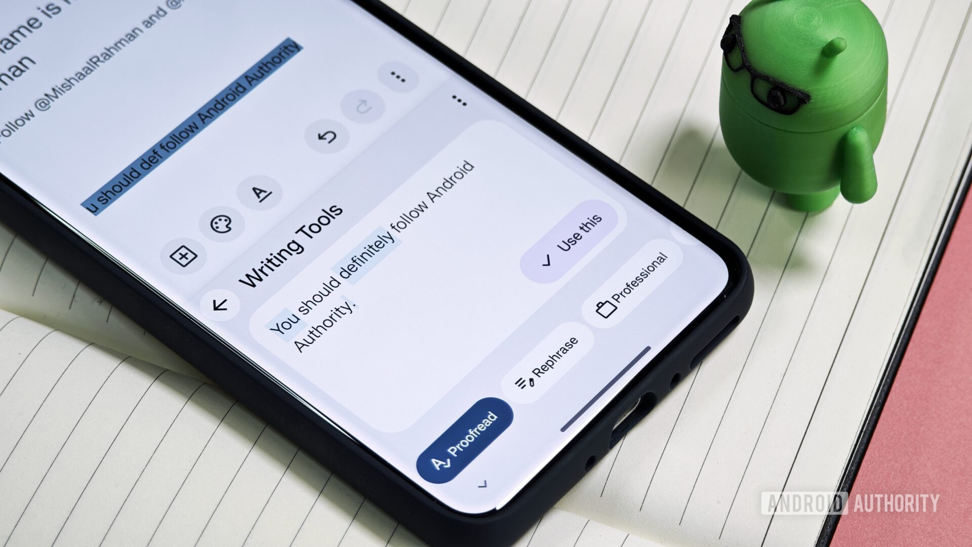 Gboard’s Writing Tools sneaks onto an older Pixel phone