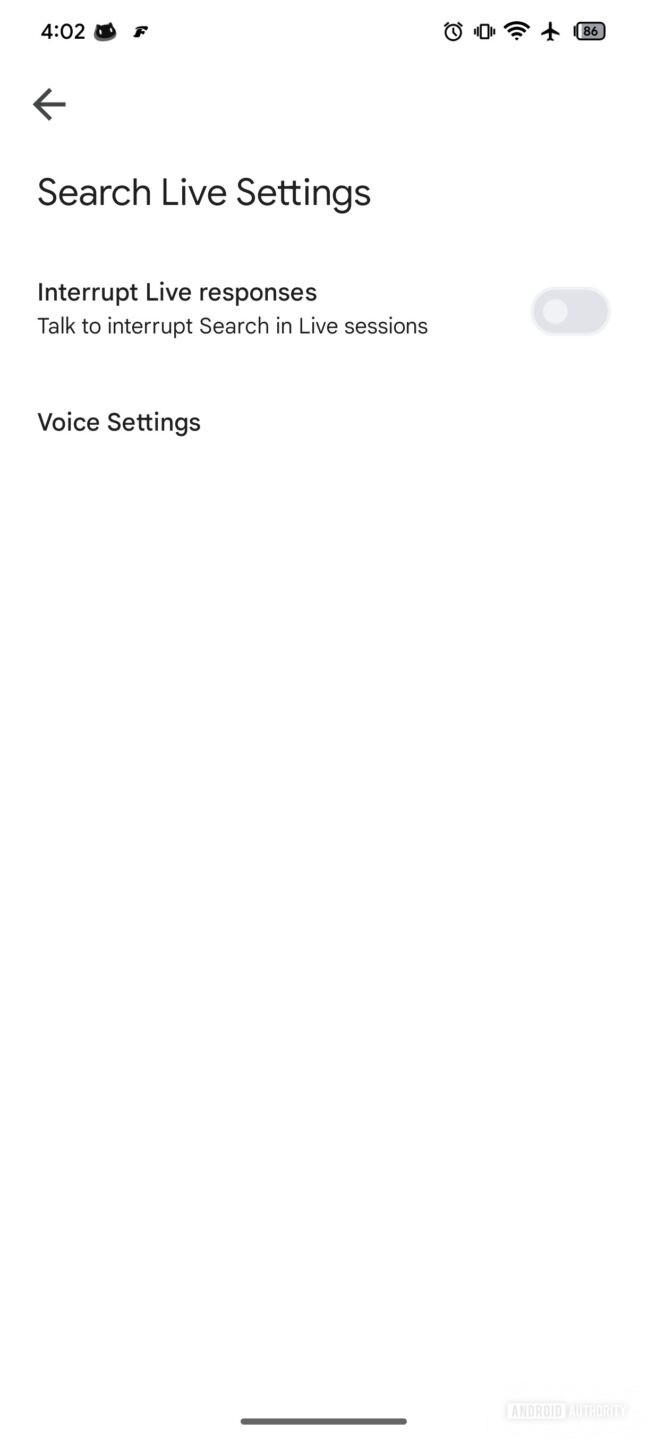 Search Live could soon let you stop cutting it off mid-conversation ...
