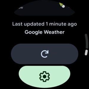 Here's a better look at the new Pixel Weather app for Wear OS