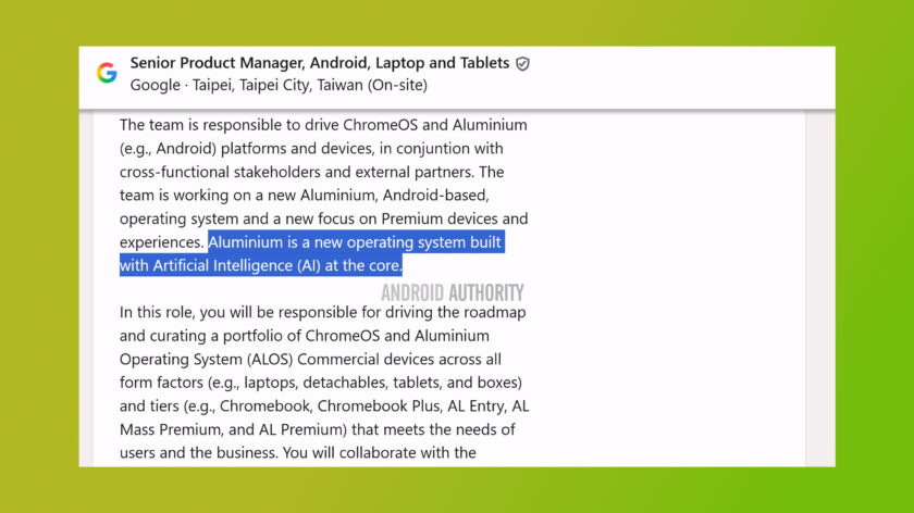 Google's new 'Aluminium OS' project brings Android to PC