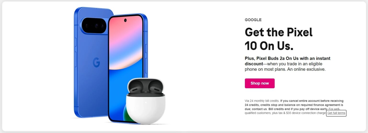 T-Mobile's free Pixel 10 deal is back, now with free Pixel earbuds