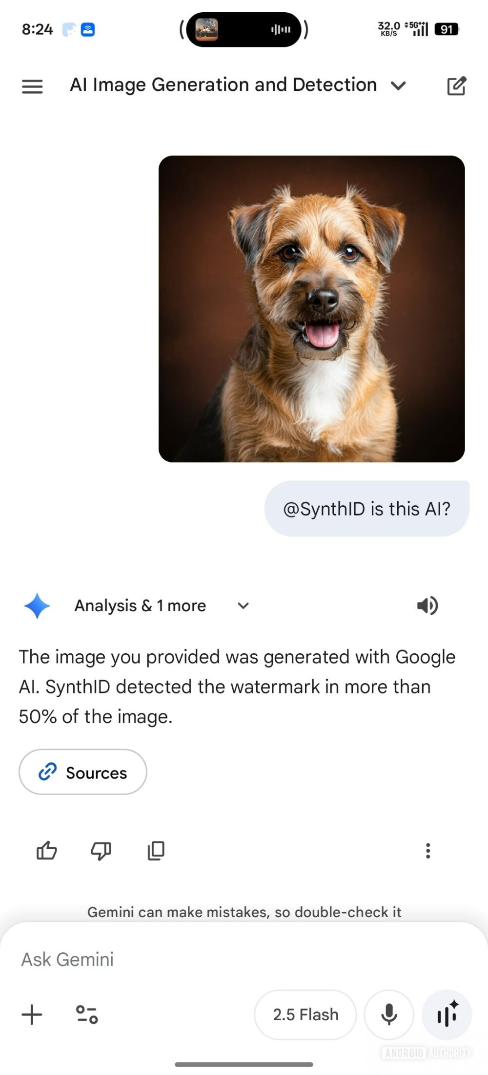 Gemini gets SynthID detection for spotting AI-made images - Android Authority