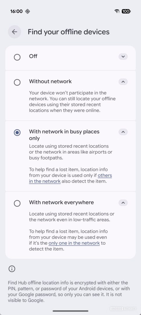 Google makes Find Hub part of the Android setup process