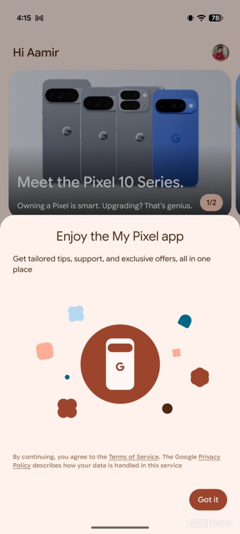 Google quietly brings the full My Pixel experience to more regions - Android Authority