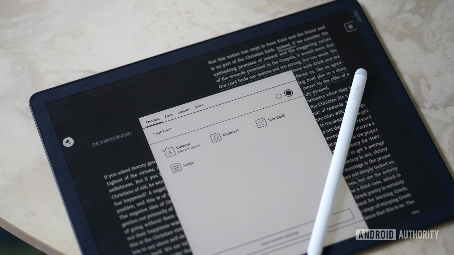 Dark Mode is coming to Amazon’s most expensive Kindle - Android Authority
