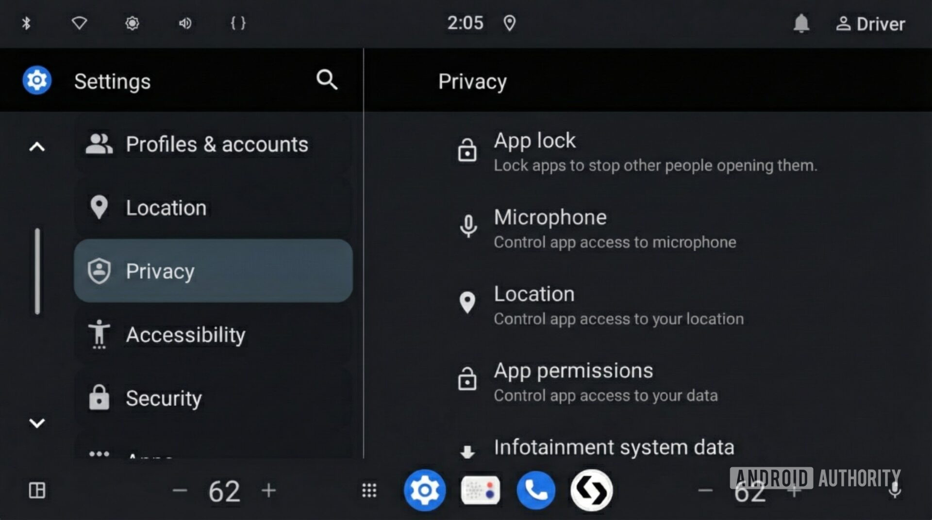 Android Automotive will let you PIN-lock apps to keep them private