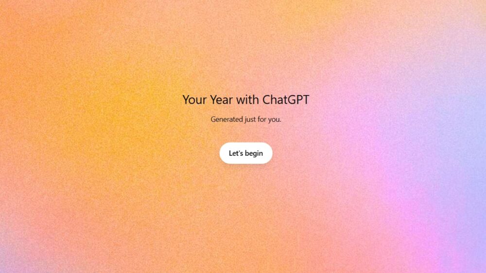 Not going to lie, ChatGPT’s new year end recap made me feel a bit ...