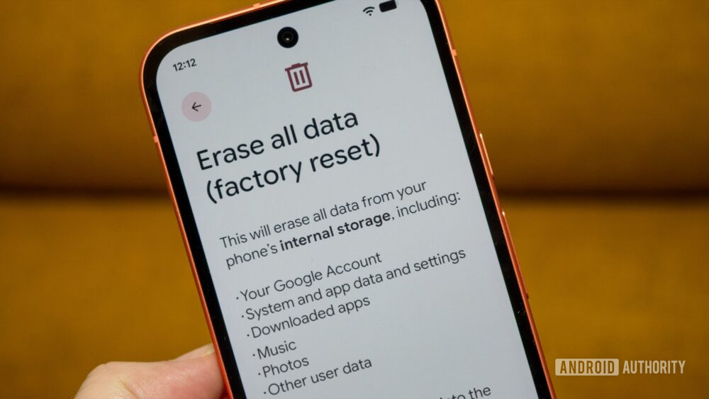 You're factory resetting your Android phone wrong