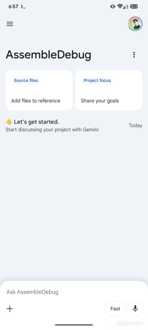 Take an early look at how Google Gemini projects will work - Android ...