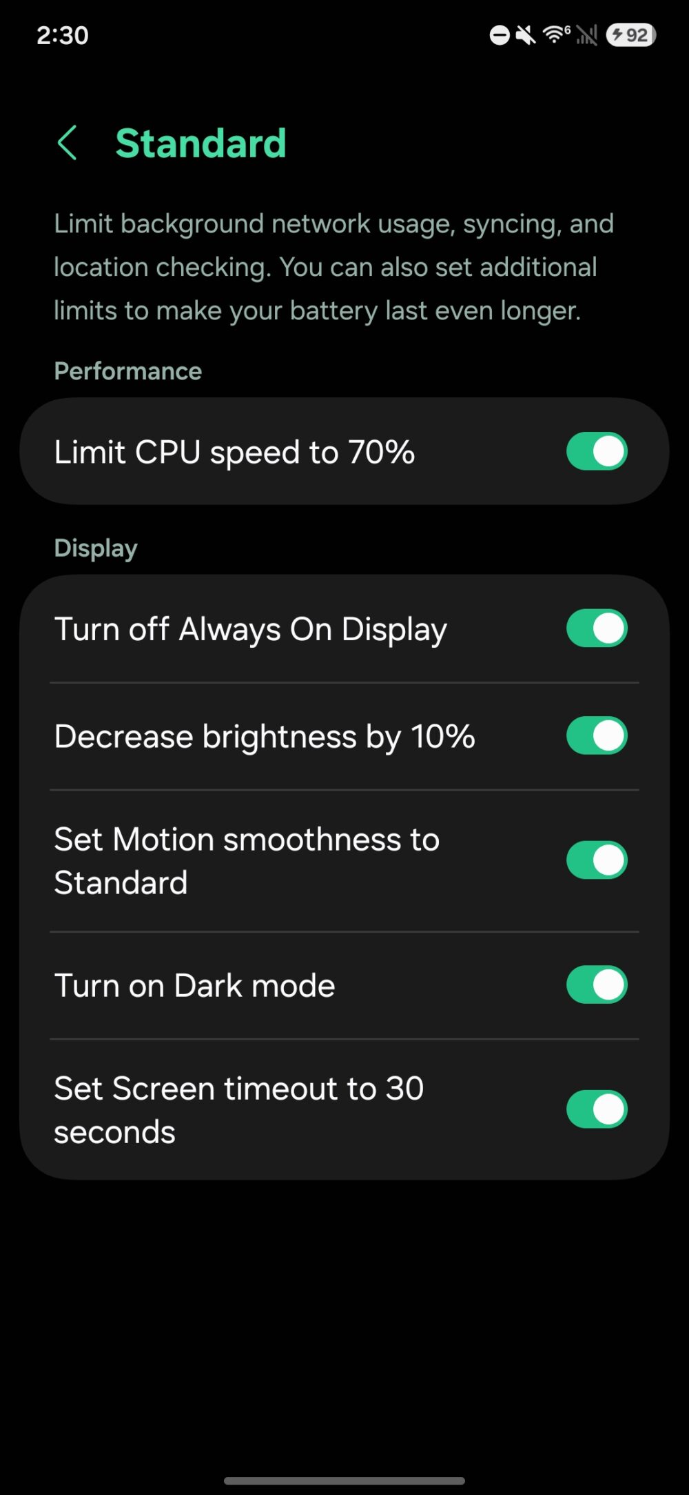 How to use the new Power Saving feature in the One UI 8.5 beta