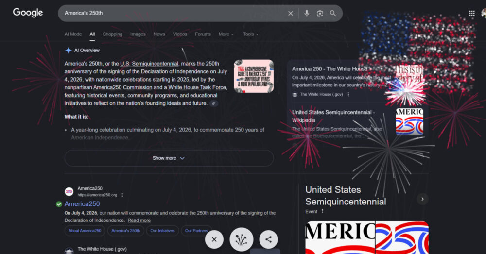 Google Search is hiding a fun surprise for anyone interested in America ...