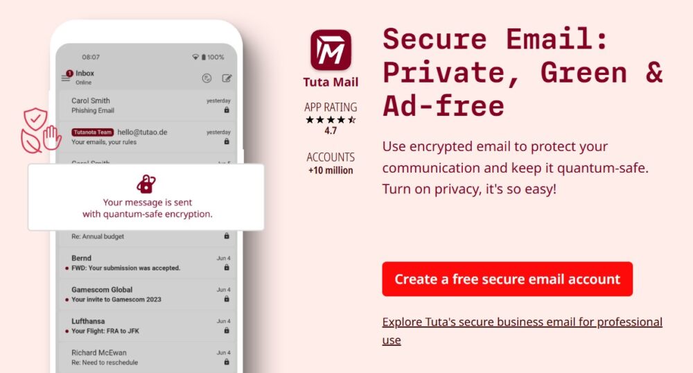 These are the best secure email services I recommend in 2026 - Android ...