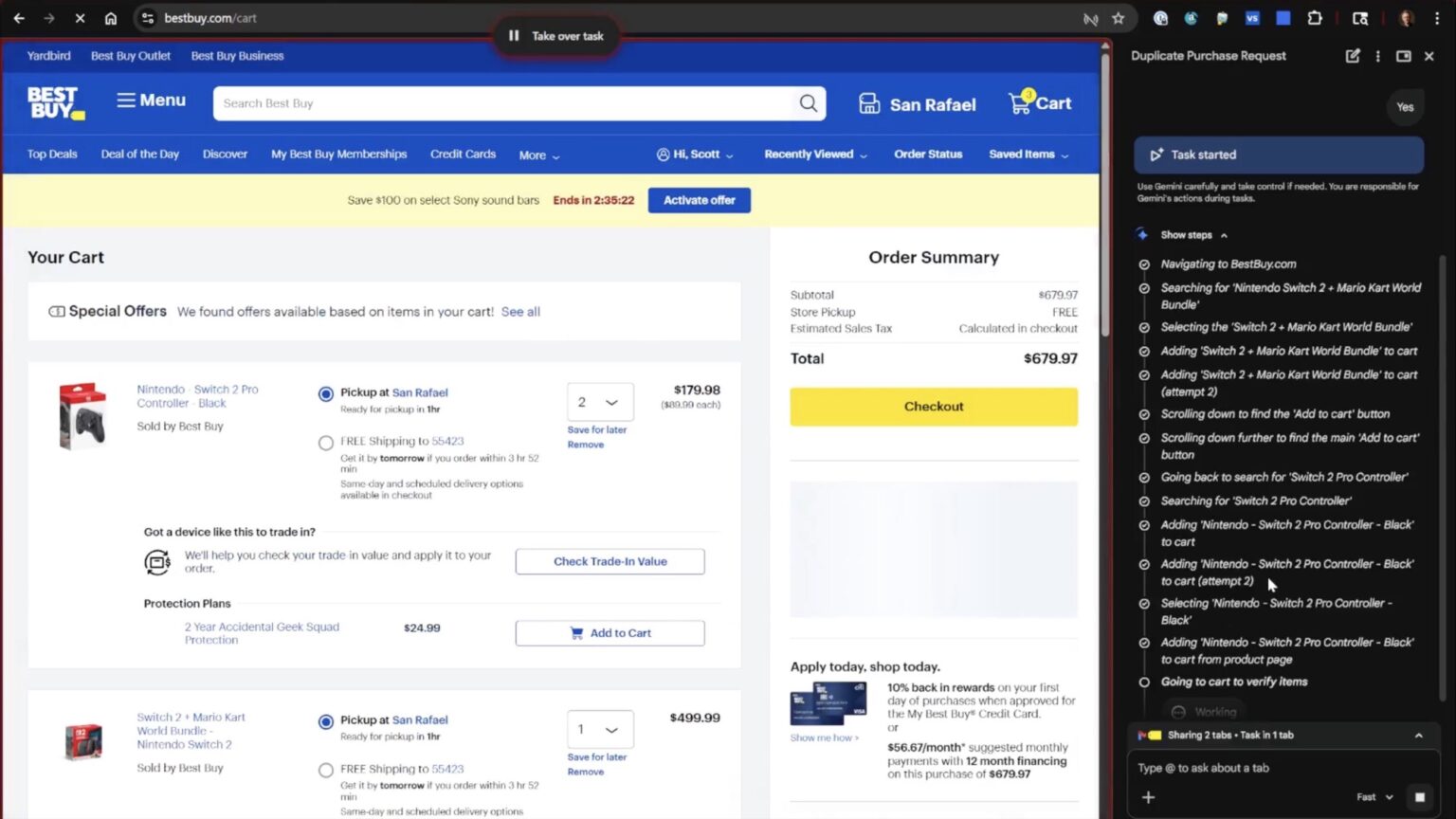 Gemini's new sidebar in Chrome is surprisingly helpful, but I found its ...