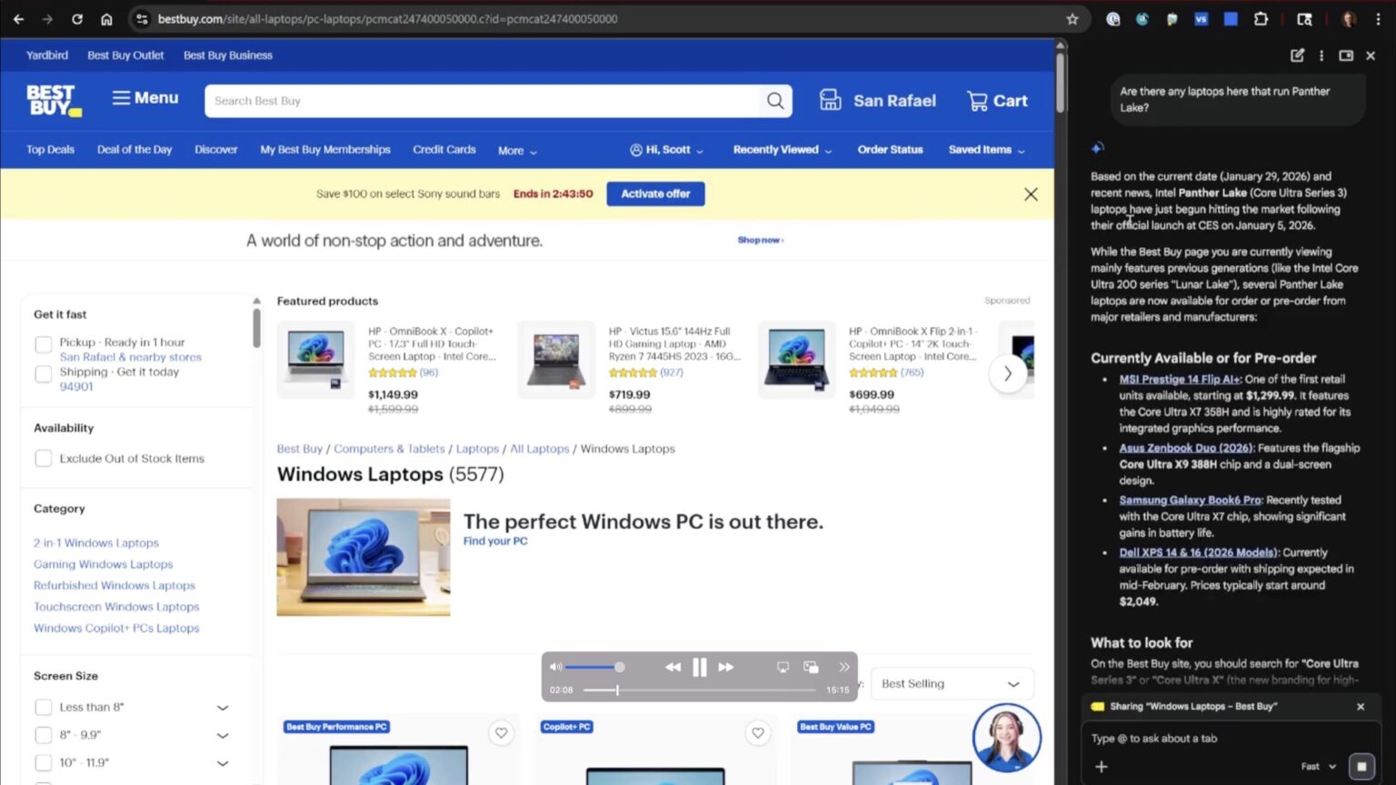 Gemini's new sidebar in Chrome is surprisingly helpful, but I found its ...