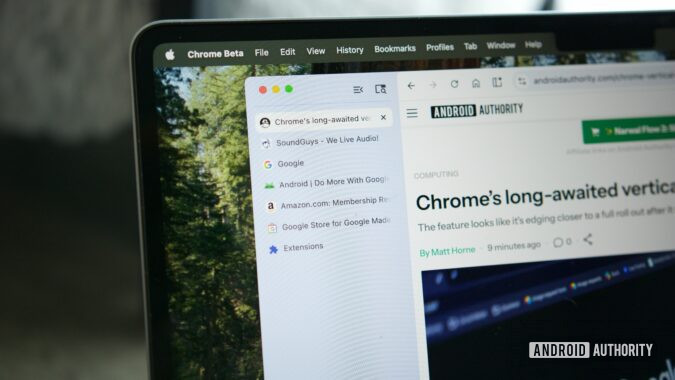How to enable vertical tabs in Google Chrome right now