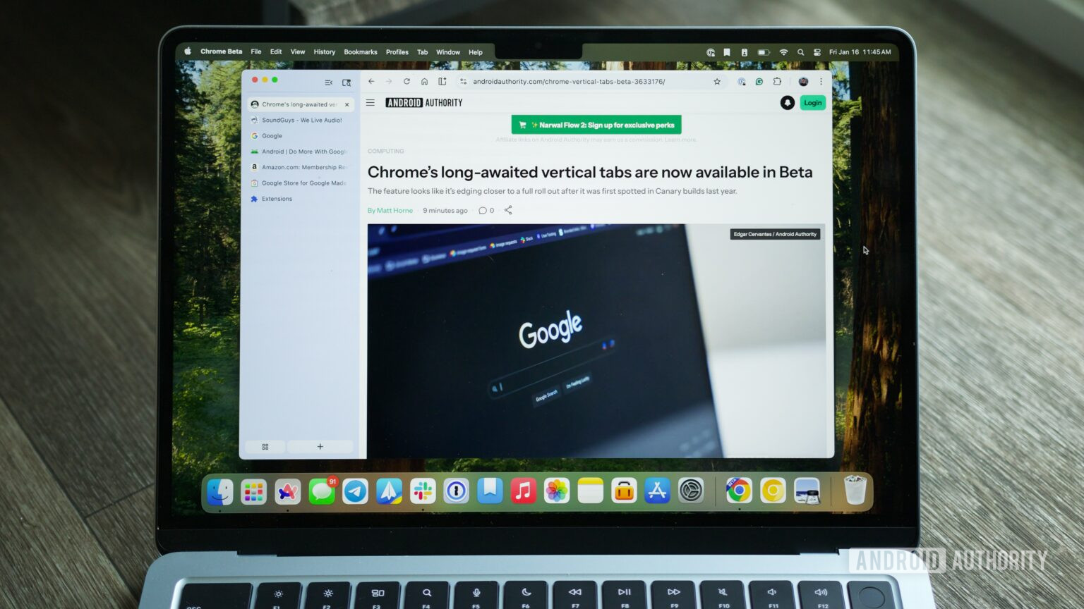 How to enable vertical tabs in Google Chrome right now