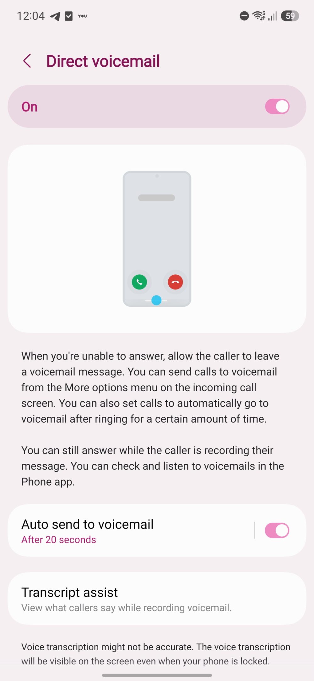 Samsung's new Direct Voicemail feature is here, and I tried it out ...