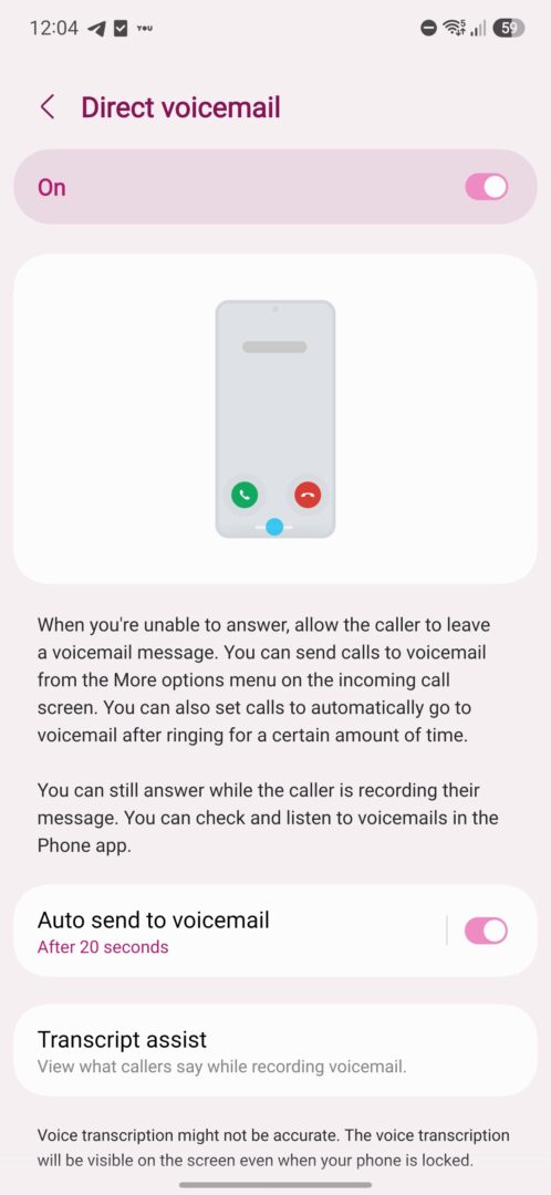 Samsung's new Direct Voicemail feature is here, and I tried it out ...