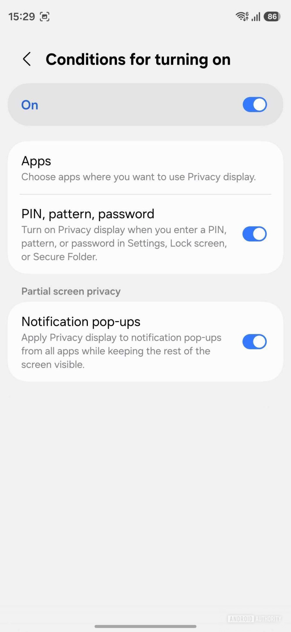 Galaxy S26 Ultra Privacy Display deep dive: The science and the settings