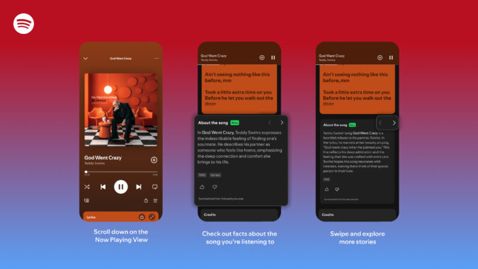 Spotify wants to tell you more about the song you're enjoying - Android ...