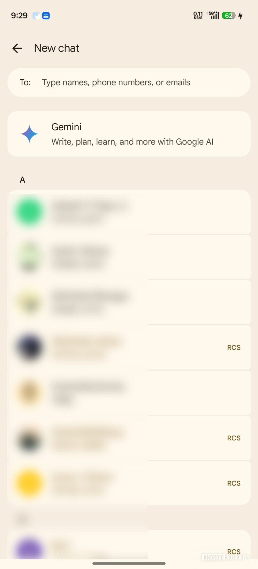 Google Messages changes up how you start group chats - Android Authority