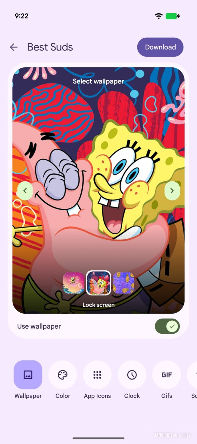 New Pixel Theme packs are coming soon with a SpongeBob flavor