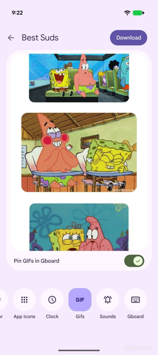 New Pixel Theme packs are coming soon with a SpongeBob flavor