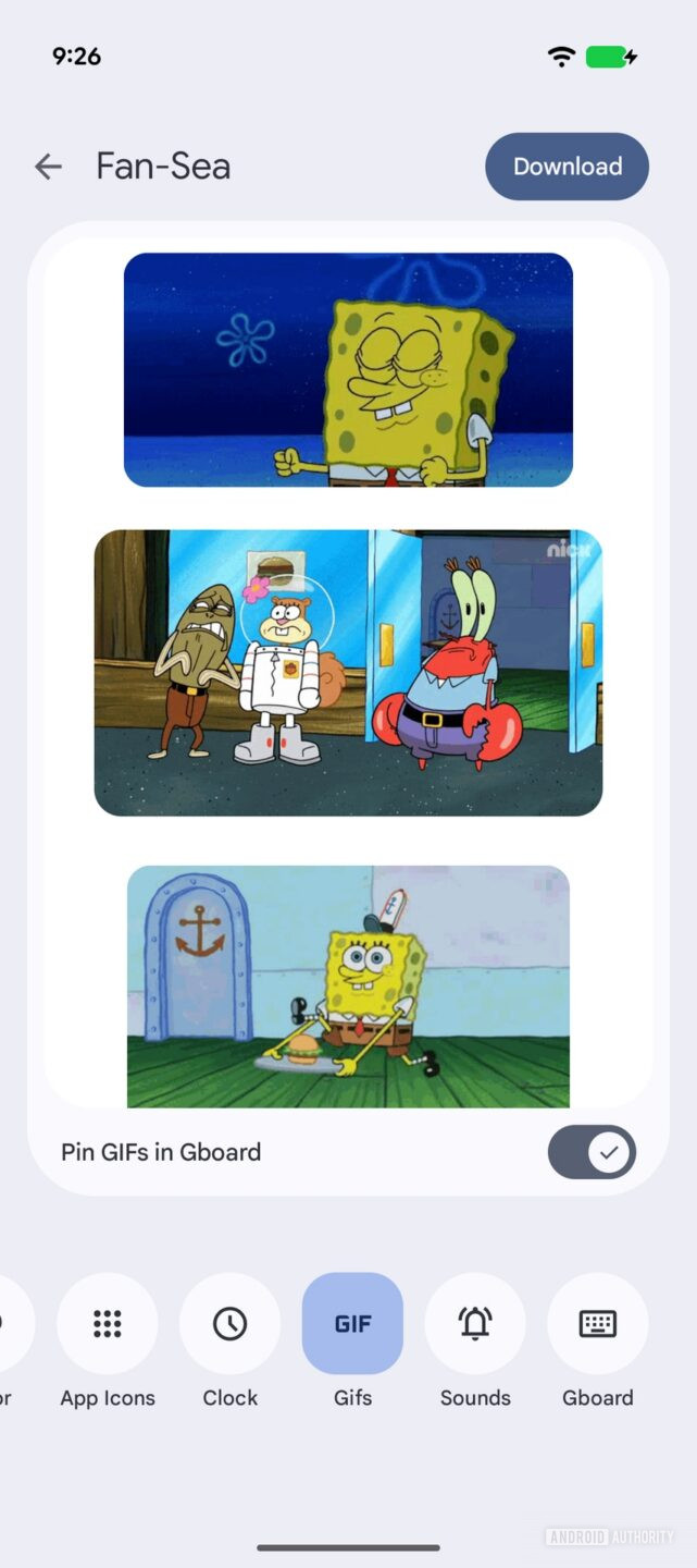 New Pixel Theme packs are coming soon with a SpongeBob flavor