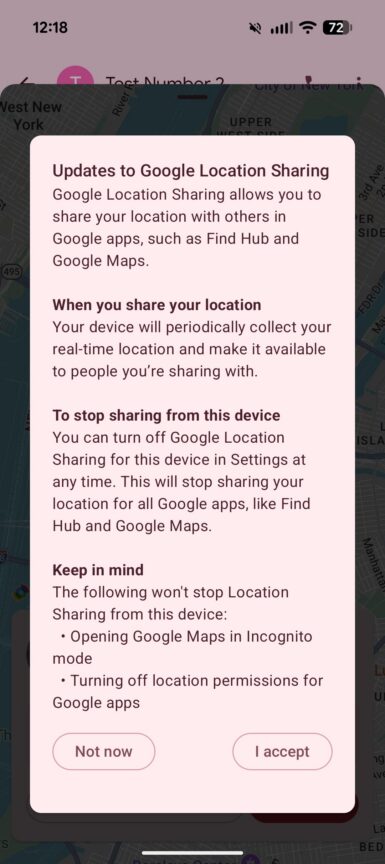 How to share your real-time location in Google Messages on Android